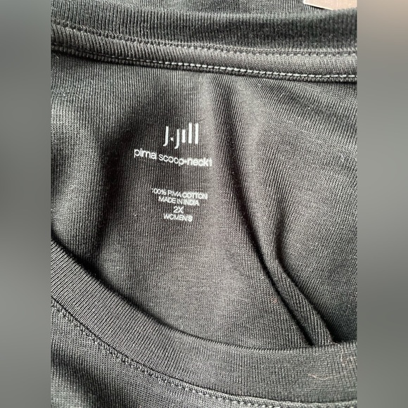 J. Jill | Tops | Jjill Pima Scoop Neck Tee | Poshmark